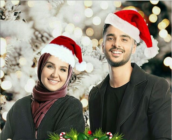 دو نفره متفاوت ساعد سهیلی و همسرش عکس